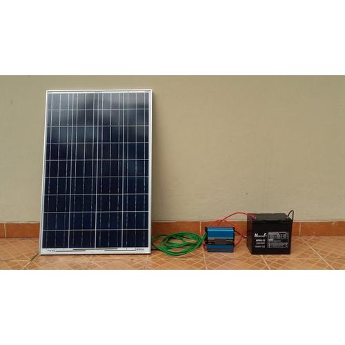 Jual Generator Listrik tenaga surya 500W paket dengan 2 panel surya ...