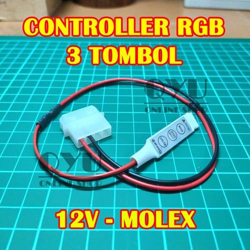 Jual LED Controller RGB 12v 3 tombol + molex - CTR MLX - Jakarta Timur ...