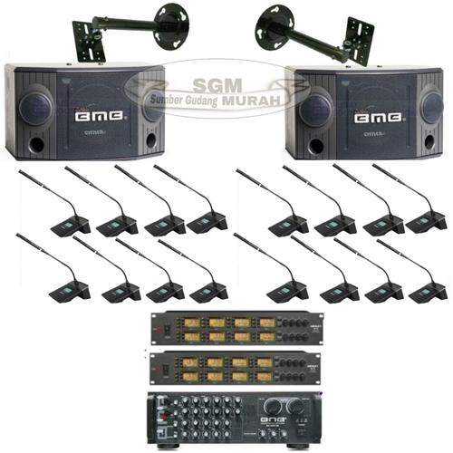 Jual PAKET SOUND SYSTEM CONFERENCE ISI 16 MIC WIRELESS RUANGAN RAPAT ...