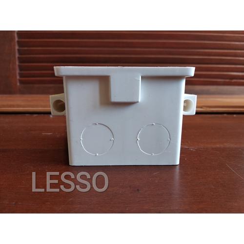 Jual Gang Box LESSO 77x77x20x60mm OB Dus Dos Inbowdus ConduitTerminal ...