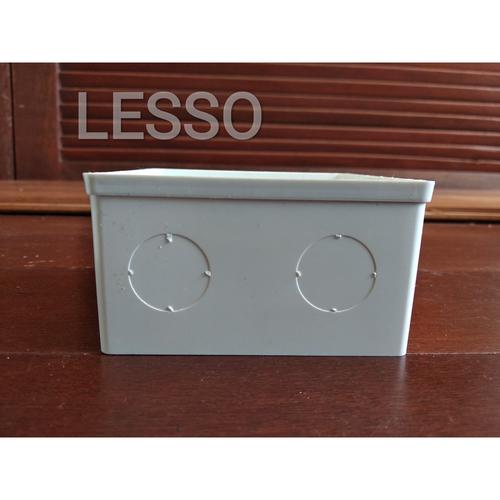 Jual Gang Box LESSO 86x86x20x46mm OB Dus Dos Inbowdus Terminal Kabel ...