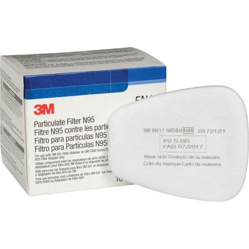 Jual 3M Particulate Filter 5N11, N95 Respiratory Protection , 1 Box ...
