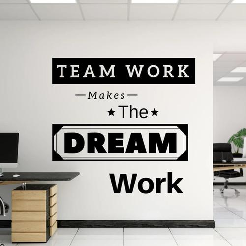 Jual Wall Sticker/Stiker Dinding Kreatif Team Work 07 Custom ukuran ...