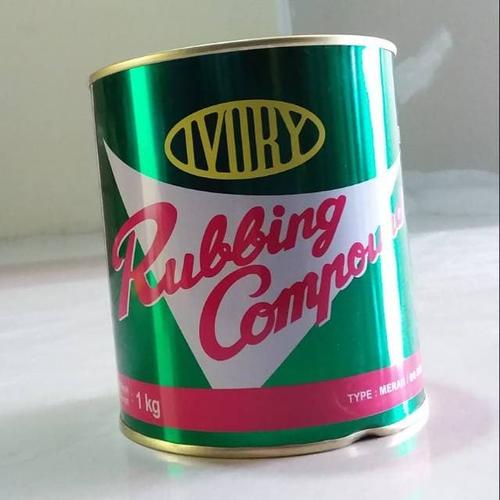Jual RUBBING COMPOUND IVORY MERAH RED KOMPON QQ 2002 QQ2002 1 KG 1KG ...