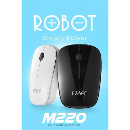 Jual Mouse Wireless Mice ROBOT M220 - Hitam - Kota Bandung - Harga ...