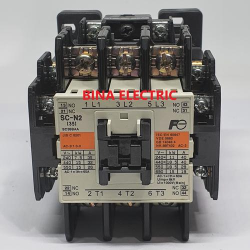Jual Magnetic Contactor Fuji SC-N2 3P 60A / Kontaktor Fuji SC-N2 60A 3P - Jakarta Pusat - Bina ...