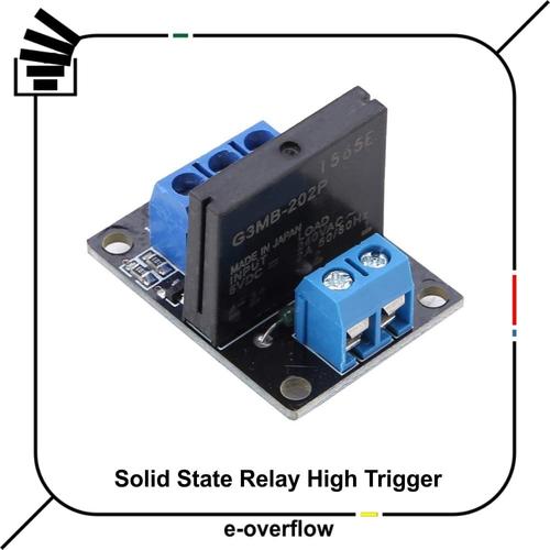 Jual Solid State Relay Module DC 5V 12V 1 Channel High Level Trigger AC ...