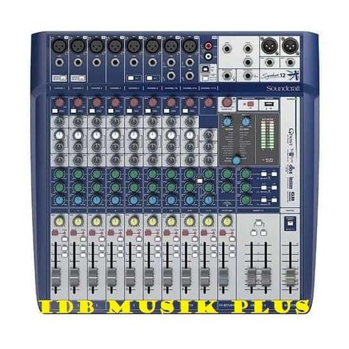 Jual Mixer 12 Channel Soundcraft Signature12 Signature 12 Original ...