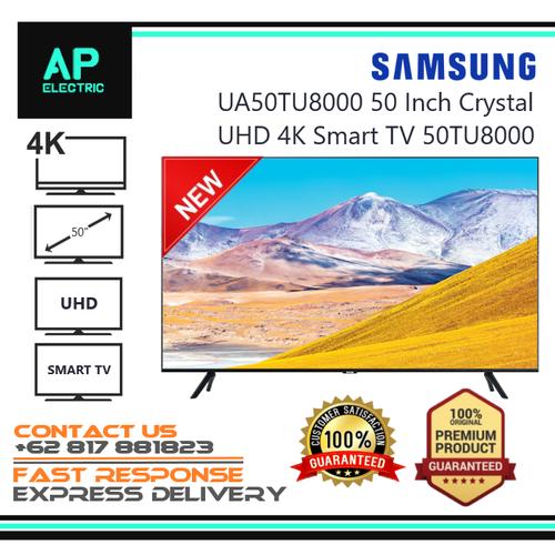Jual LED TV SAMSUNG UA50TU8000 50 Inch Crystal UHD 4K Smart TV 50TU8000 ...