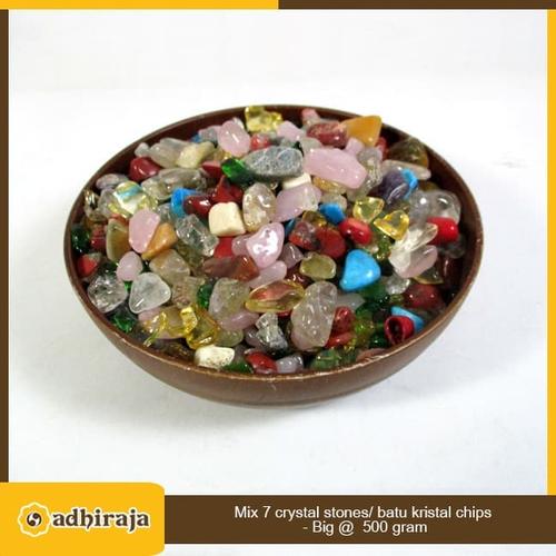 Jual Batu Kristal Mix 7 Kepingan Precious Stone Chips Large 500gr ...