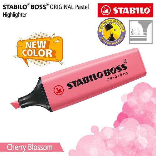 Promo STABILO BOSS PASTEL Cherry Blossom Pink / Highlighter Warna Pink ...