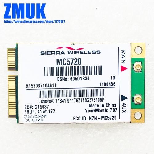 Jual MC5720 3G WWAN Card Lenovo Thinkpad R60 R61 X60 X61 T60 Z61 Series ...