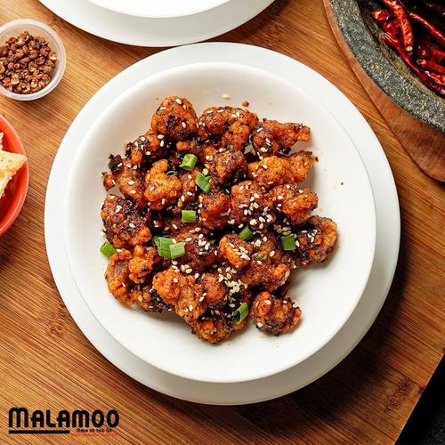 Jual Malamoo Frozen Pre-cooked Mala Popcorn Chicken - extra mala ...