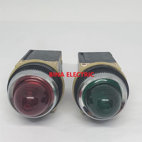 Jual Pilot Lamp Fuji AH30ZM AH30-ZM 30mm 30 mm 220V 220 Volt - Hijau ...