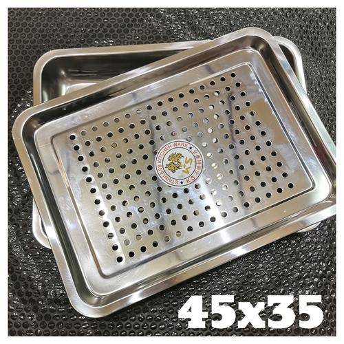 Jual Food Drying Tray/ Nampan stainless peniris minyak/cooling tray ...