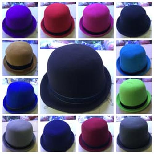 Jual topi bowler hats tompi chaplin polos anak dewasa⠀ - Kota Bandung ...
