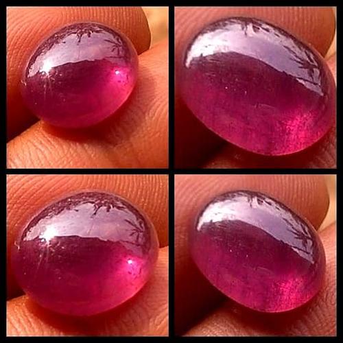 Jual Batu Rubi Natural Dark Red Ruby 100% Asli Alam Kristal Warna Super ...