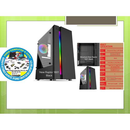 Jual CASING CESING KESING COMPUTER KOMPUTER PC GAME RAPTOR 1601 RGB ...