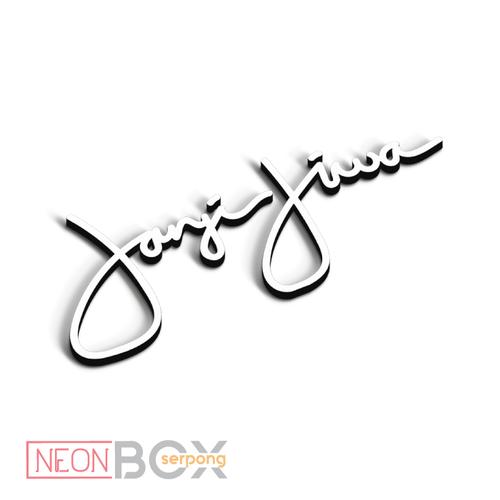 Jual Letterbox Acrylic Huruf Timbul led Logo KOPI Janji Jiwa - Kab ...