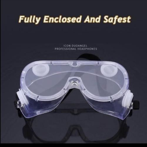Jual KACAMATA SAFETY GOGGLE ANTI FOG DUST VENTILASI APD GOOGLE FACE ...