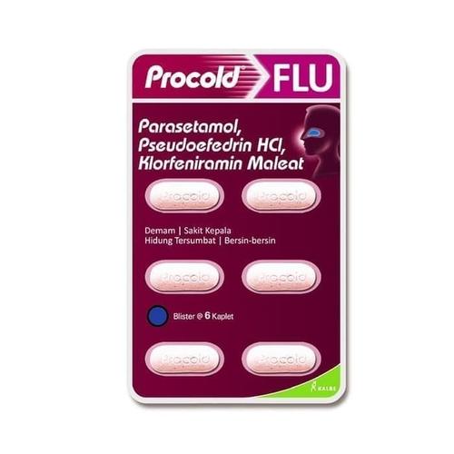 Jual Procold Flu Blister @ 6 Kaplet Obat Flu Obat Demam Obat Batuk ...