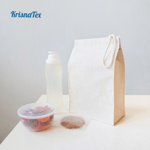 Jual KRISNATEX Tas Hamper Kanvas Natural Polos - Bekal Lunch Bag ...