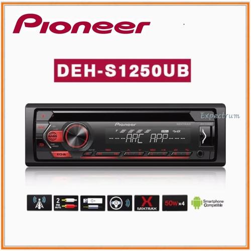 Jual Pioneer DEH-S1250UB Tape Mobil DEHS1250UB Single Din Head Unit Audio - HU DEH S1250UB ...