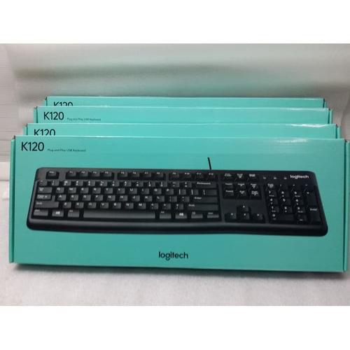 Jual Logitech Keyboard Logitech K120 K 120 USB Black - original resmi ...