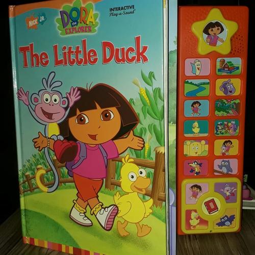 Jual buku interaktif anak original DORA THE EXPLORER " THE LITTLE DUCK ...