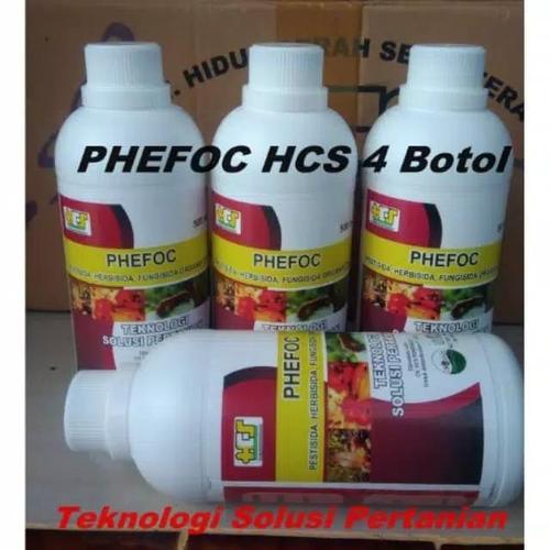 Jual PHEFOC 4 Botol Pestisida Herbisida Fungisida Insektisida Organik ...