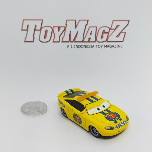 Jual Promo Mattel Disney Pixar Cars Charlie Checker Official Yellow Car ...