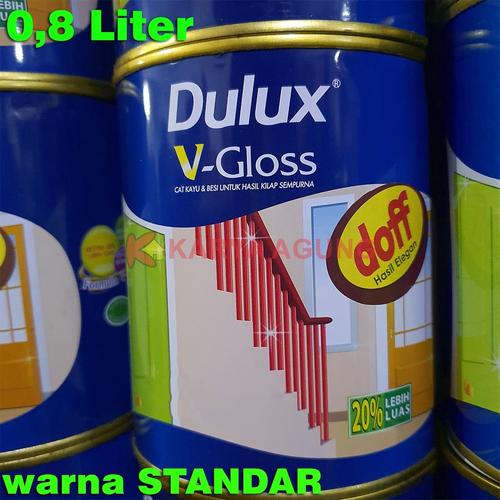 Jual Dulux V-GLOSS Doff Cat Kayu Besi / Synthetic Paint Warna STANDAR 1 ...