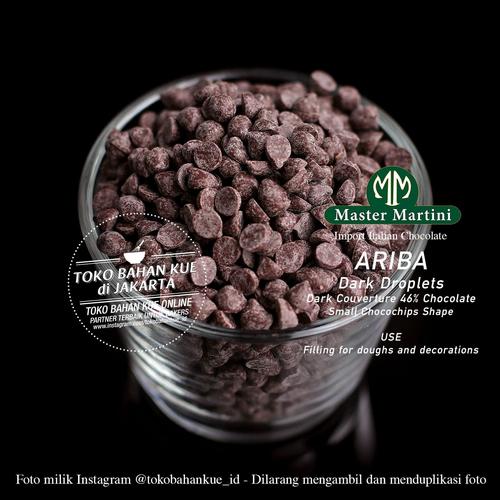 Promo Master Martini ARIBA 46% Dark Chocolate Chips 500gr Chocochips ...