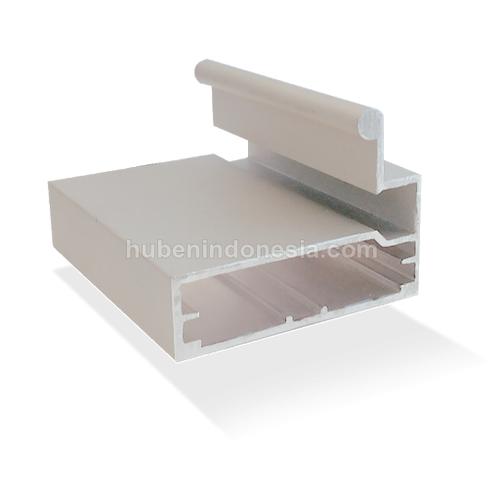 Jual PROFIL FRAME HANDLE ALUMINIUM HUBEN FHD 128 - Anodize - Kota ...