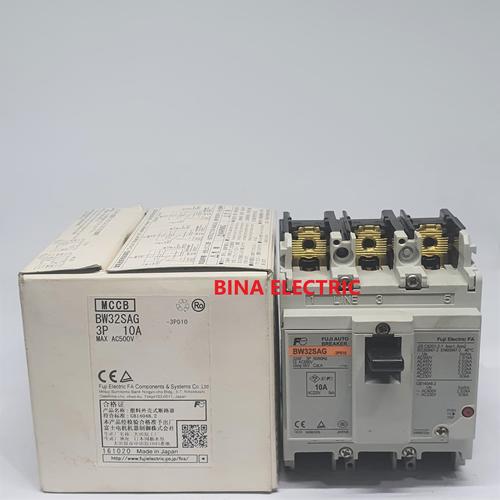 Jual MCCB Circuit Breaker Fuji BW32SAG 3P 10A Max AC 500V - Jakarta ...