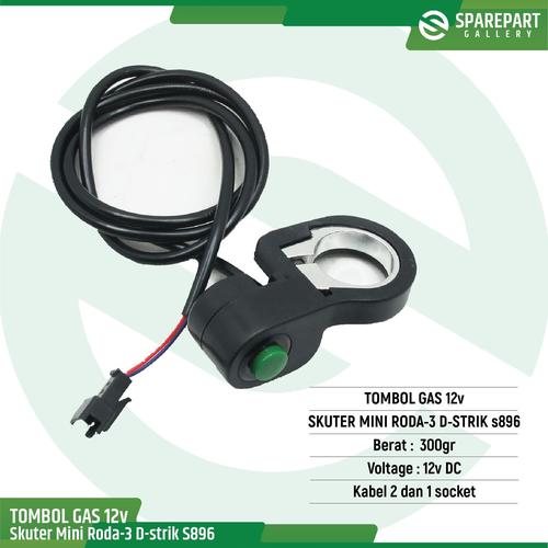 Jual Tombol Gas mini skuter D-Trike 12V DC - Jakarta Utara - Sparepart ...