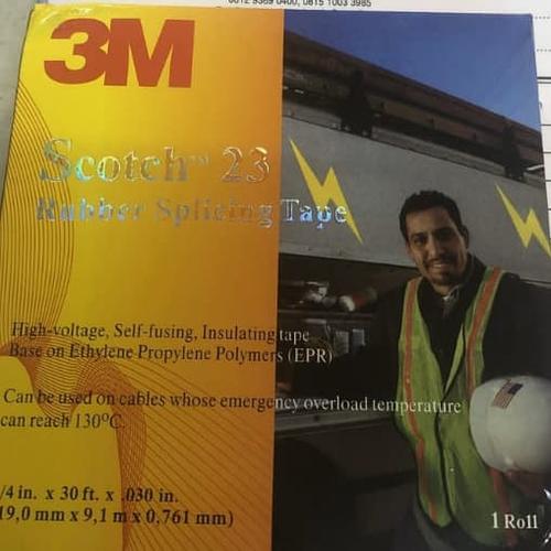 Jual isolasi listrik 3M SCOTCH 23 / RUBBER SPLICING TAPE isolaso tape ...