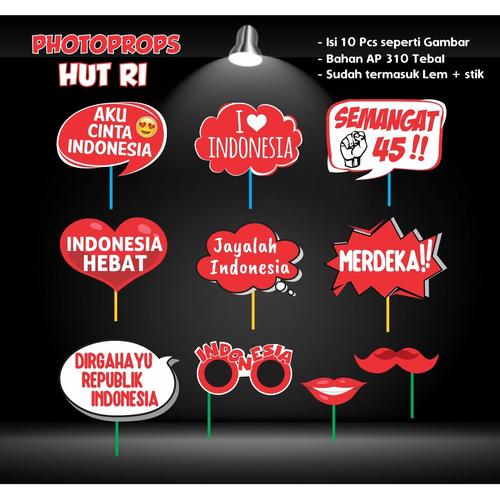 Jual PHOTO PROP PROPS HUT RI DIRGAHAYU INDONESIA KEMERDEKAAN ACC ...