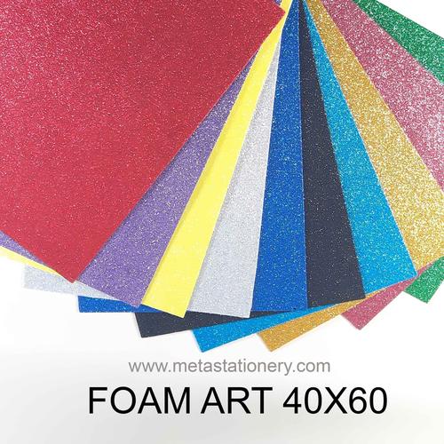 Jual Kertas Busa Manik / Foam Art Glitter Bazic 40x60 - Biru 50cm ...