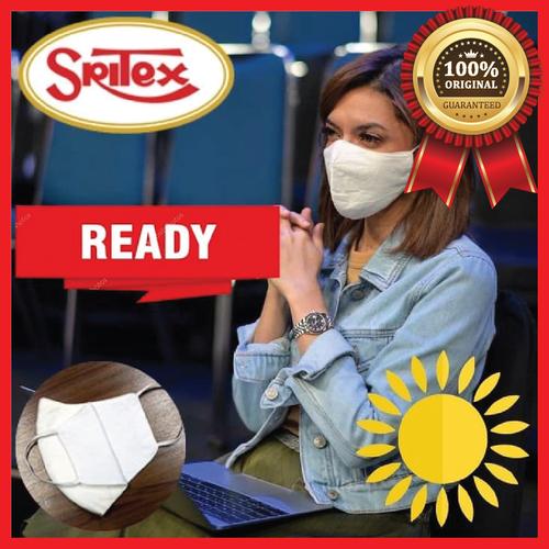 Jual MASKER SRITEX PUTIH ANTI AIR ANTI BAKTERIAL EARLOOP BISA DICUCI ...