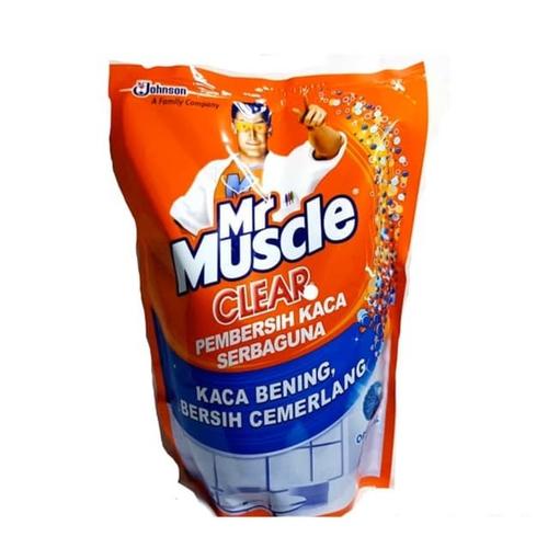 Jual PEMBERSIH KACA MR MUSCLE 440 ML REFILL ISI ULANG POUCH - Kota Bandung - jaya.atk | Tokopedia
