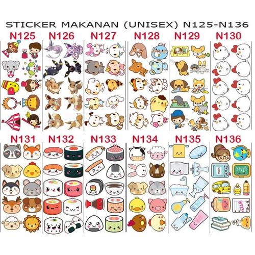 Jual edible stamp/sticker nasi/sticker makanan unisex (boy/girl) N125 ...