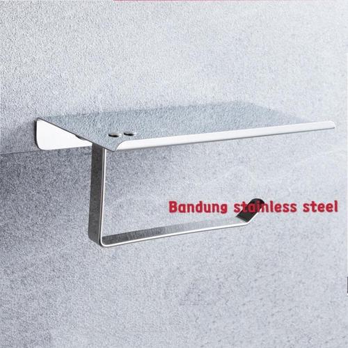 Jual Tempat tisu HP RAK Tissue paper roll Holder with phone tray ...