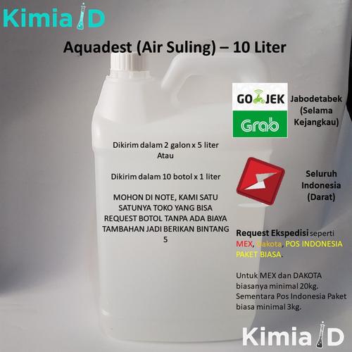 Jual Aquadest 10 Liter - Air Suling - Air Murni - Laboratorium ...