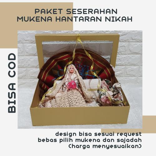 Jual PAKET SESERAHAN MUKENA HANTARAN NIKAH MURAH MODEL BARBIE RENDA ...