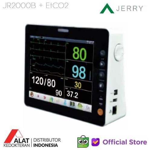 Promo Pasien Monitor Jerry 2000B 8inch LCD Screen with EtCO2 Parameter ...