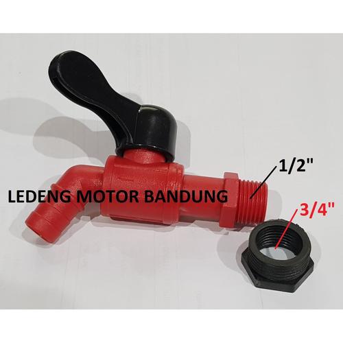 Jual Plastik Kran Air Ledeng Keran Tanam Pipa PVC 1/2 dan 3/4 inci ...