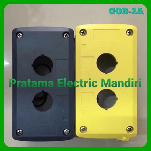 Jual FORT Control Box Push Button Station GOB-2A 2 Hole 22mm ...
