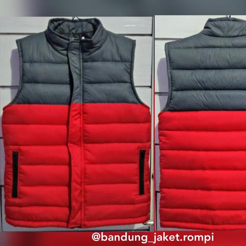 Jual ROMPI VEST PARASUT TEBAL KOMBINASI 2 WARNA (BIG SIZE) 3XL - PO ...