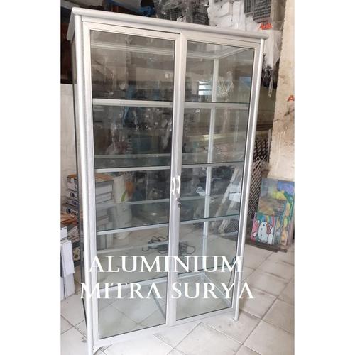 Jual Rak Kaca Lemari Kaca Aluminium Display KUAT TEBAL - Kota Tangerang ...